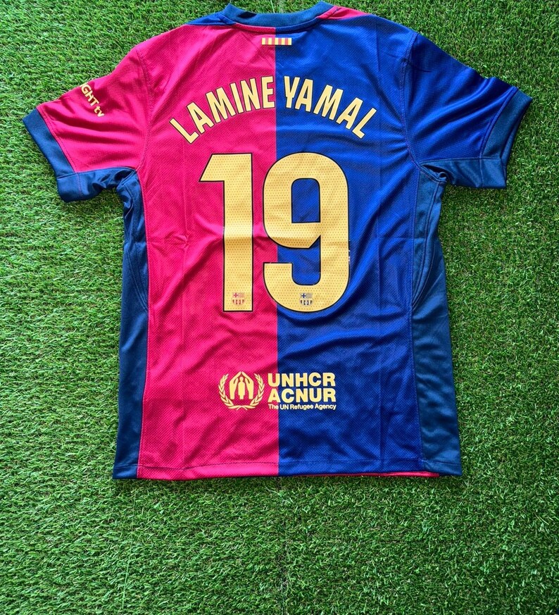 Maillot Lamine Yamal Barca Etsy France maillot-lamine-yamal-barca-etsy-france
