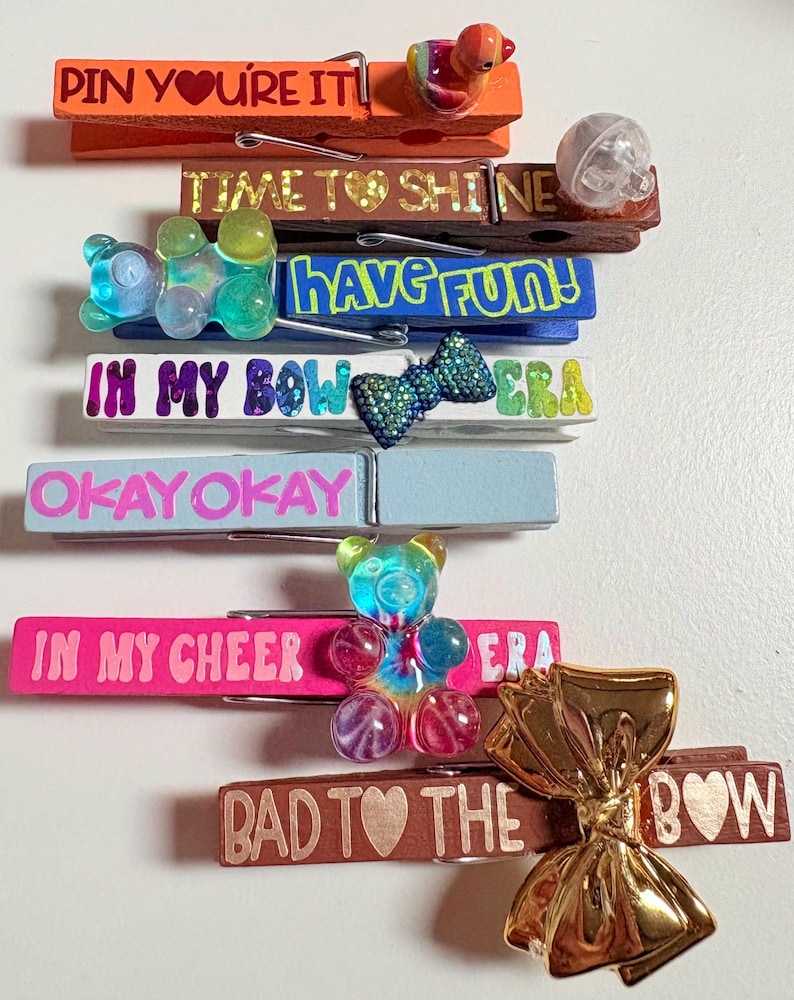 Set of 5 Fun Cheer Pins! Pick Your Own! - Etsy