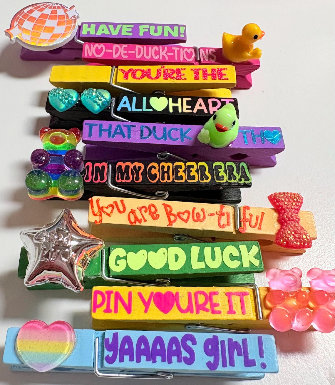 Set of 10 Fun Cheer Pins! - Etsy