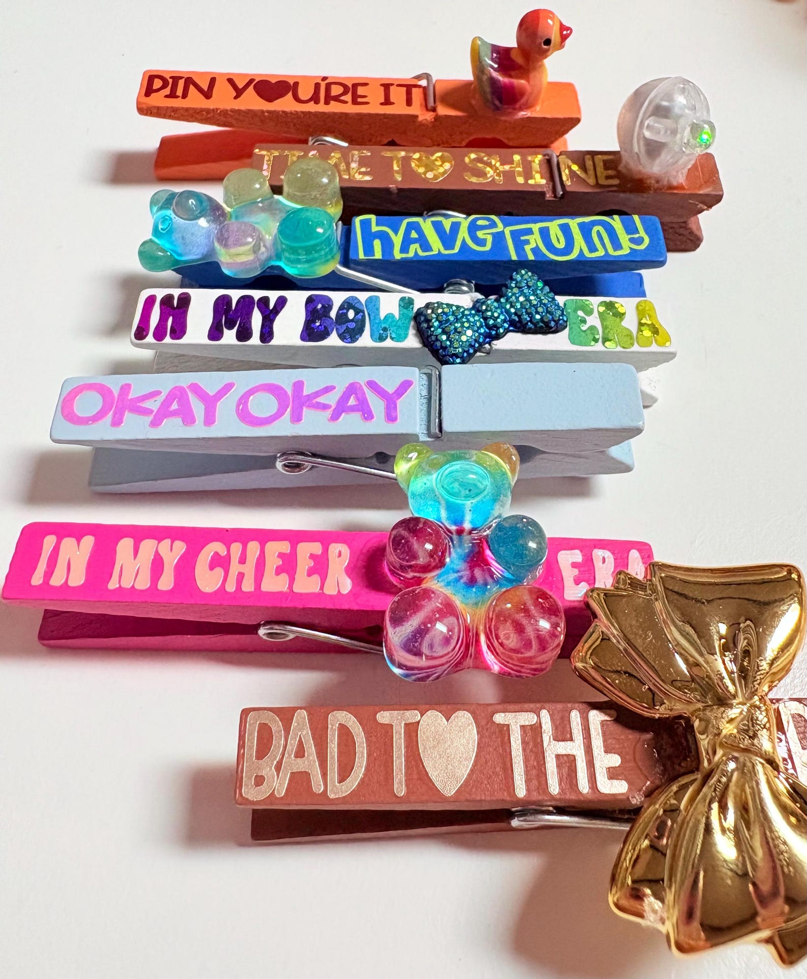 Set of 5 Fun Cheer Pins! Pick Your Own! - Etsy
