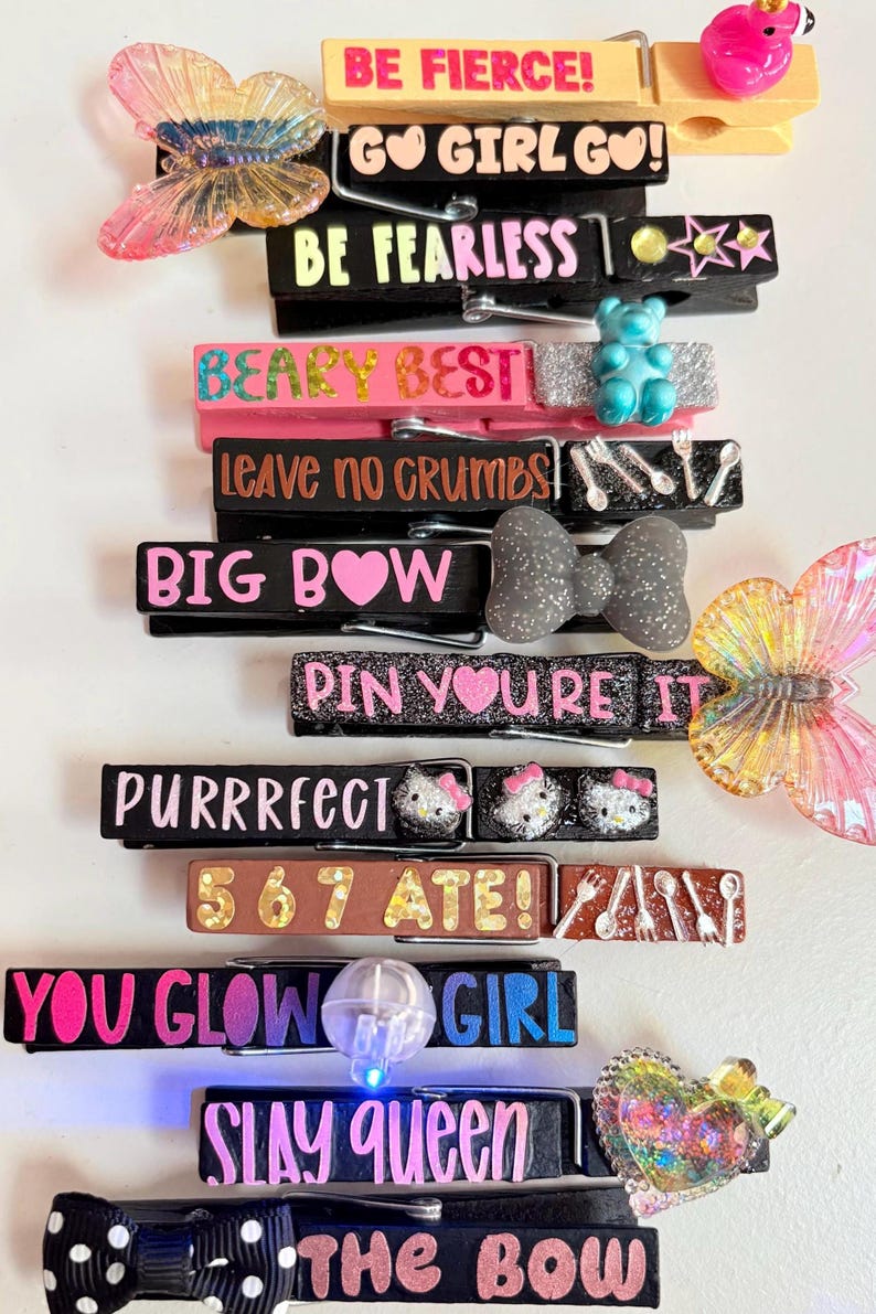 Set of 5 Fun Cheer Pins! Pick Your Own! - Etsy