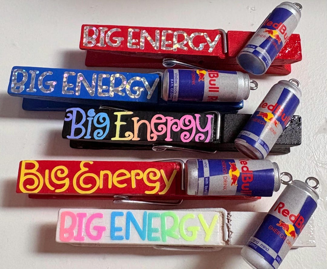 Set of 5 Big Energy Pins - Etsy