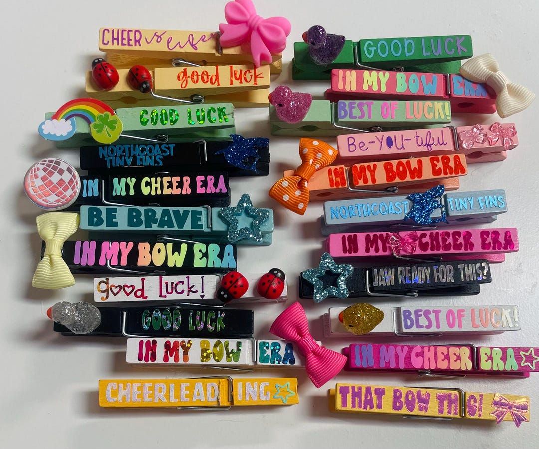 Set of 5 Fun Cheer Pins! Pick Your Own! - Etsy