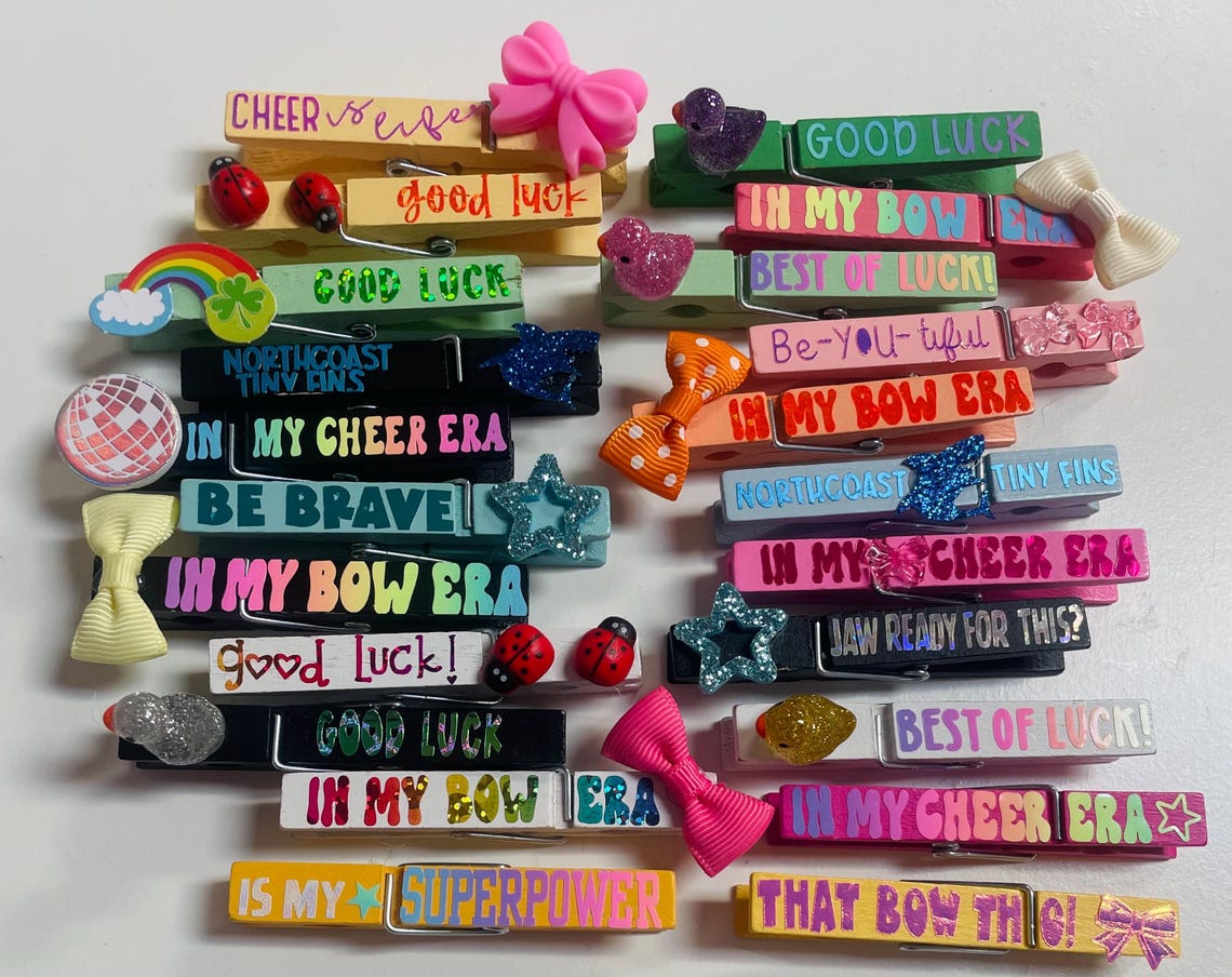 Set of 5 Fun Cheer Pins! Pick Your Own! - Etsy
