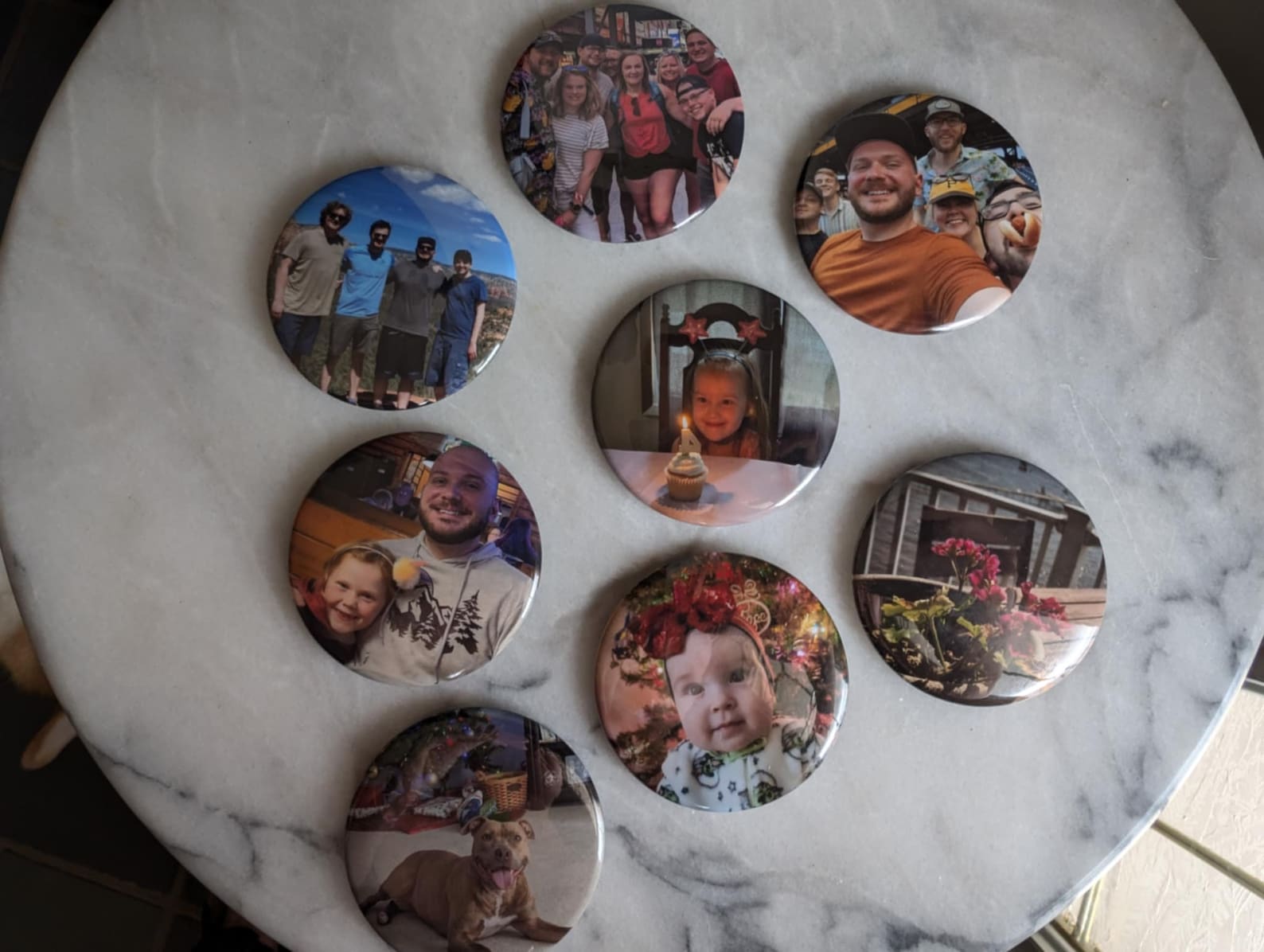 Custom 2.25 Inch Round Photo Magnets | Fully Customizable - Etsy