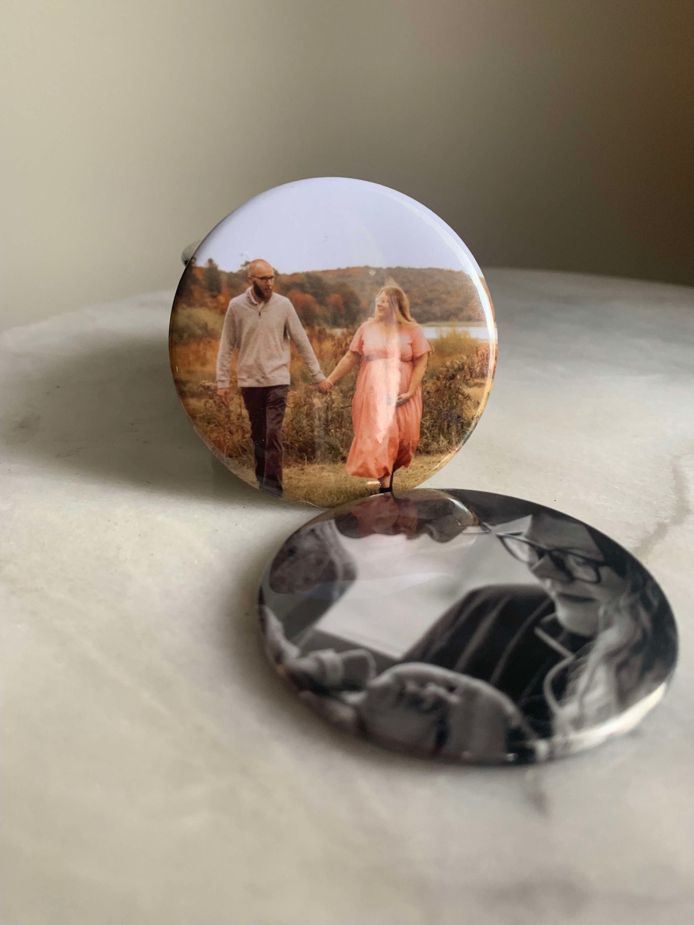 Custom 2.25 Inch Round Photo Magnets | Fully Customizable - Etsy