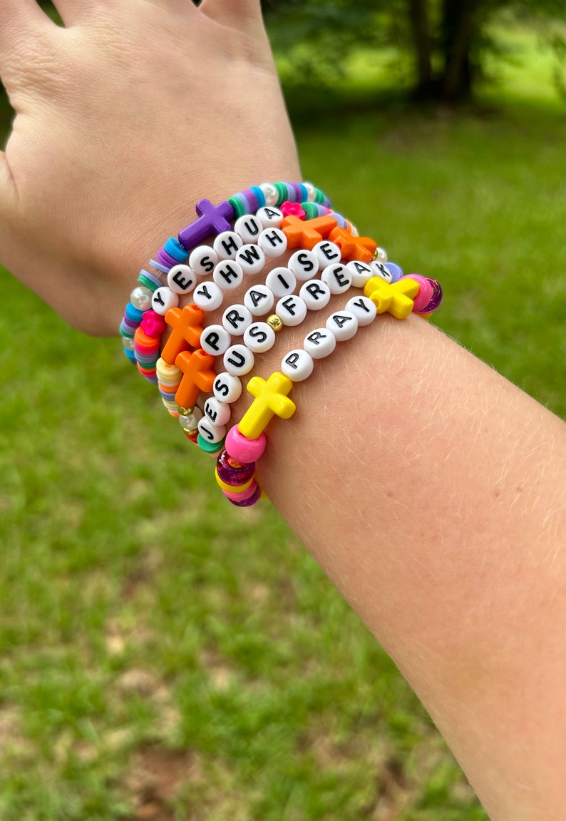 Christian Beaded Bracelets - Etsy