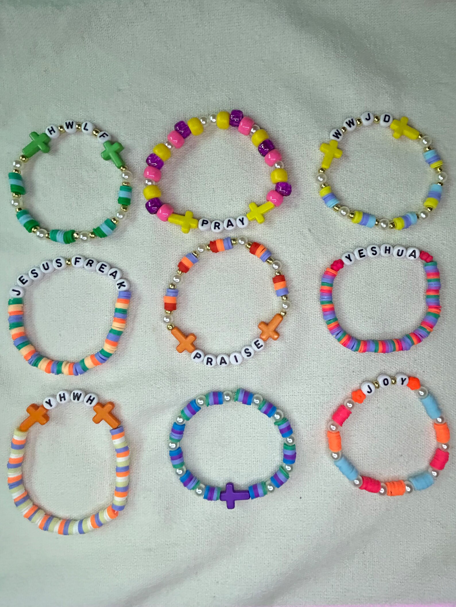 Christian Beaded Bracelets - Etsy