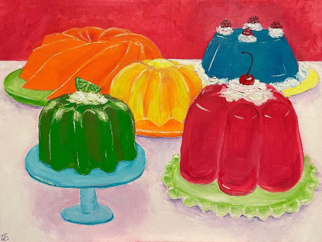 Retro Jello Print - Etsy
