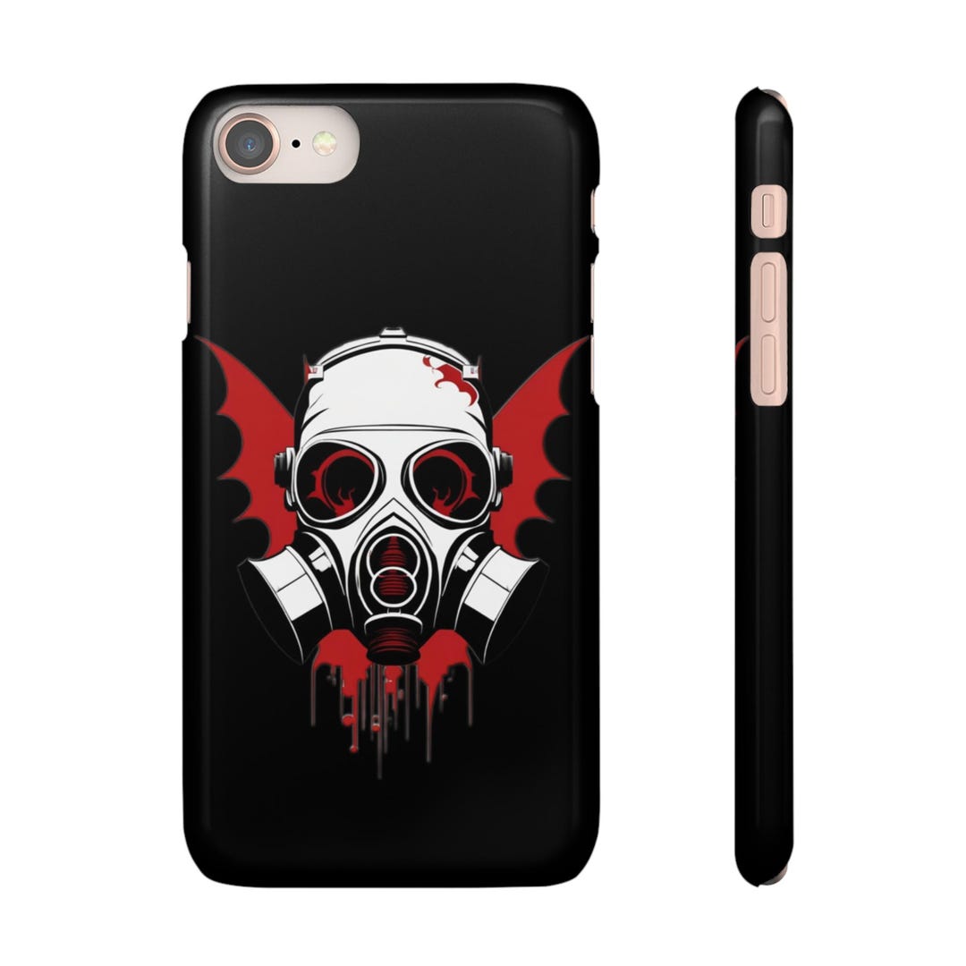 Snap Cases Cyberpunk Emo Gas Mask Aesthetics, Alternative Phone Cover ...
