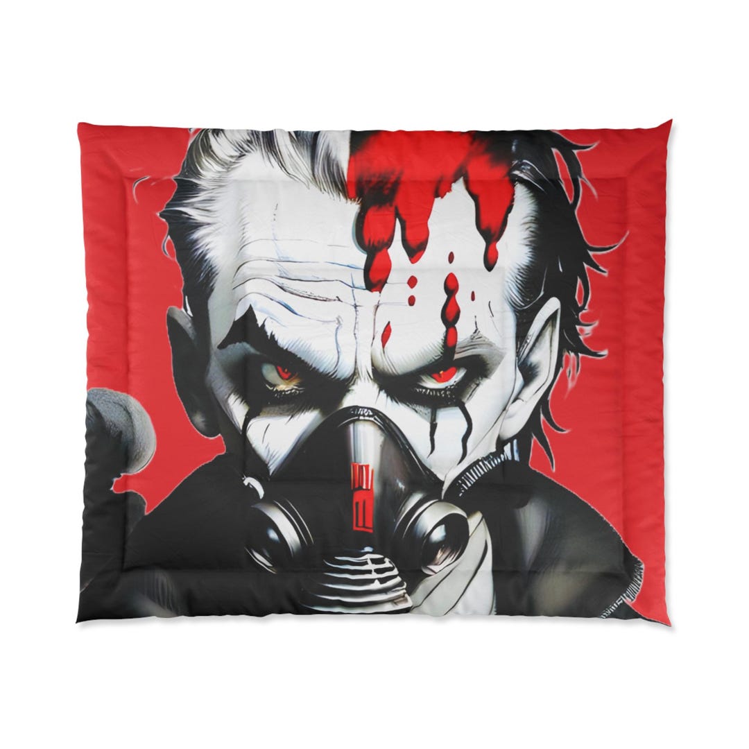 Comforter, Joker Dark Art Design, Gothic Bedding, Cool Home Decor ...
