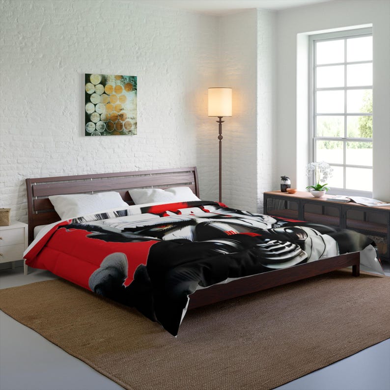 Comforter, Joker Dark Art Design, Gothic Bedding, Cool Home Decor ...
