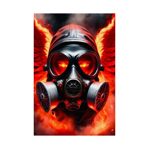 Industrial Wall Art: Gas Mask Aesthetics Print for Unique Home Decor - Etsy