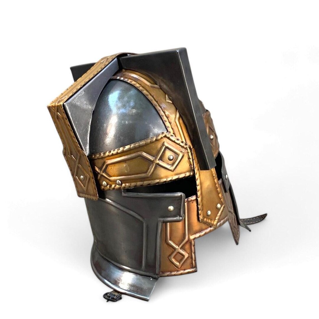 Steel Dwarven Moria Helmet | Prop Replica for Cosplay & Roleplay ...