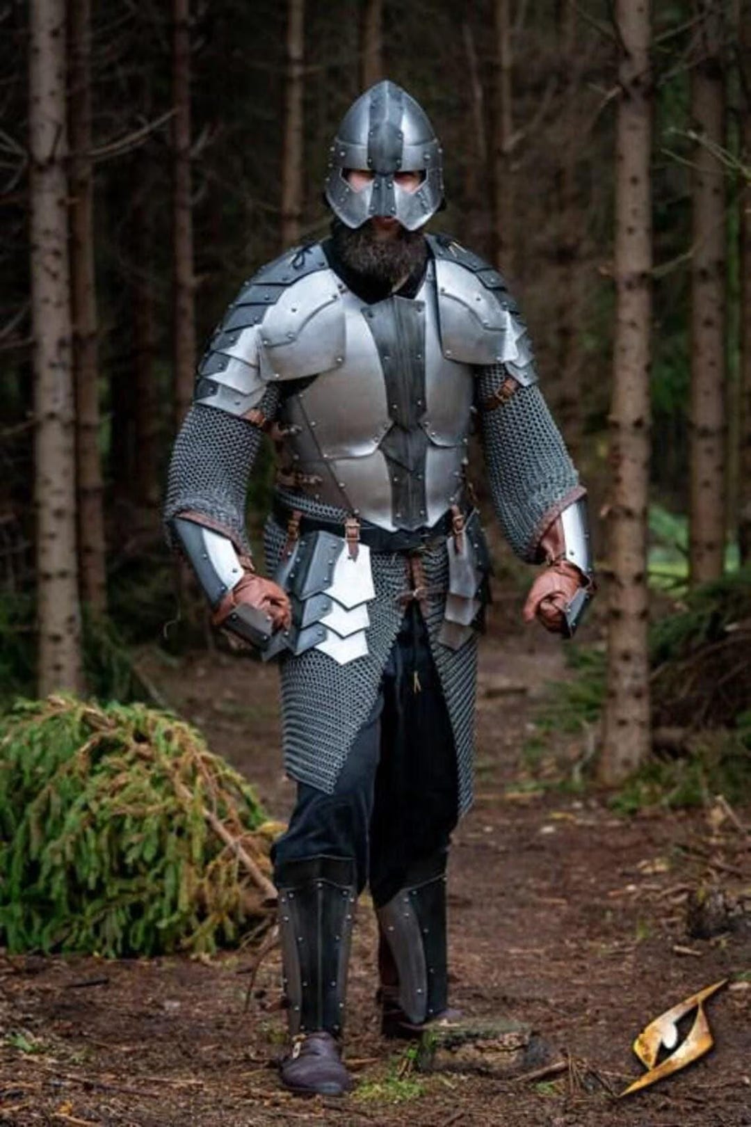 Dark Dreki Steel Knight Armor – Full-body Medieval Armor Set With ...