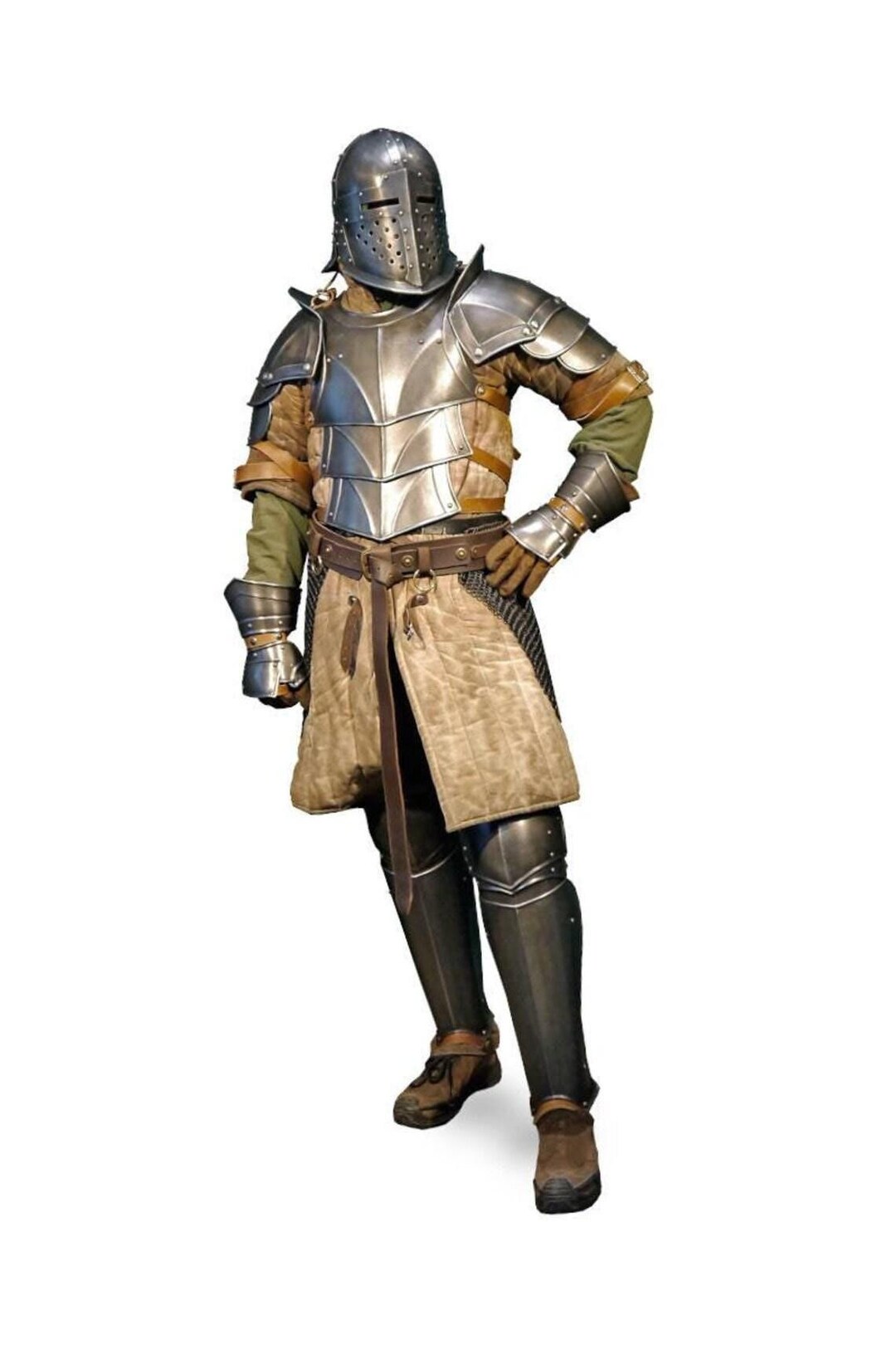 Captain’s Battle-worn Mercenary Armor | Authentic Medieval Gear for ...