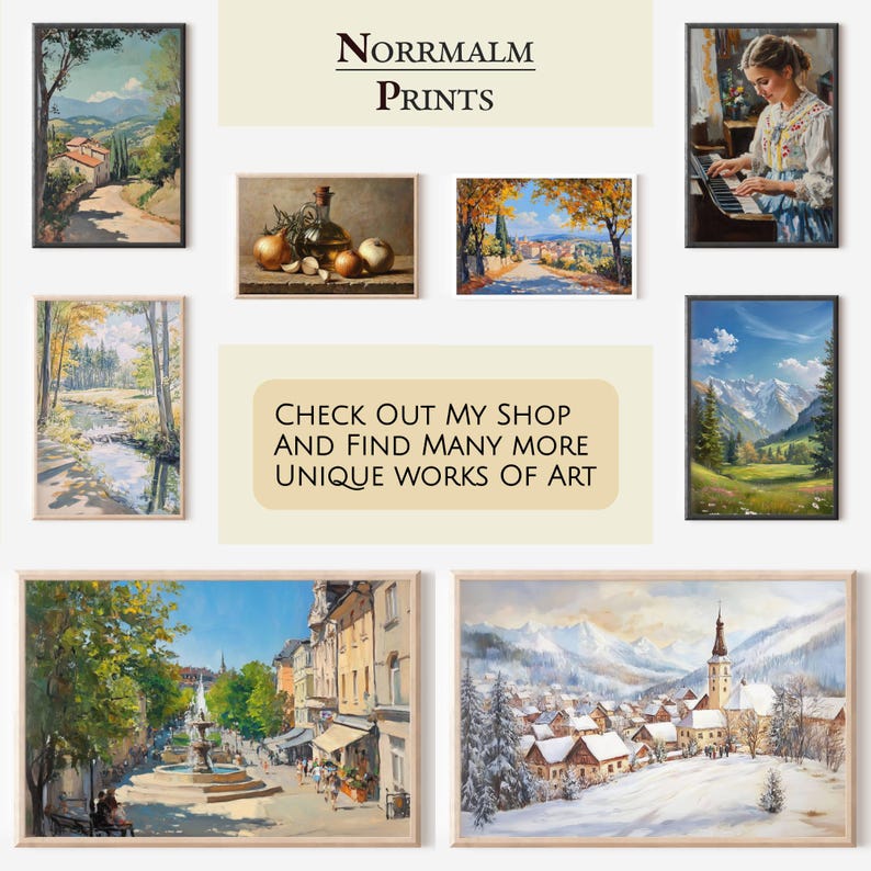 Printable Old Wooden Cabin Wall Art, Country House Print, Rural ...