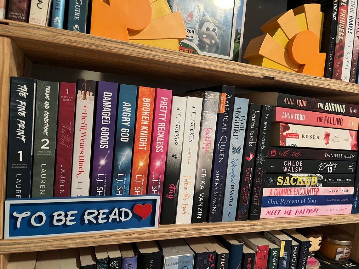 Bookshelf Signs - Etsy