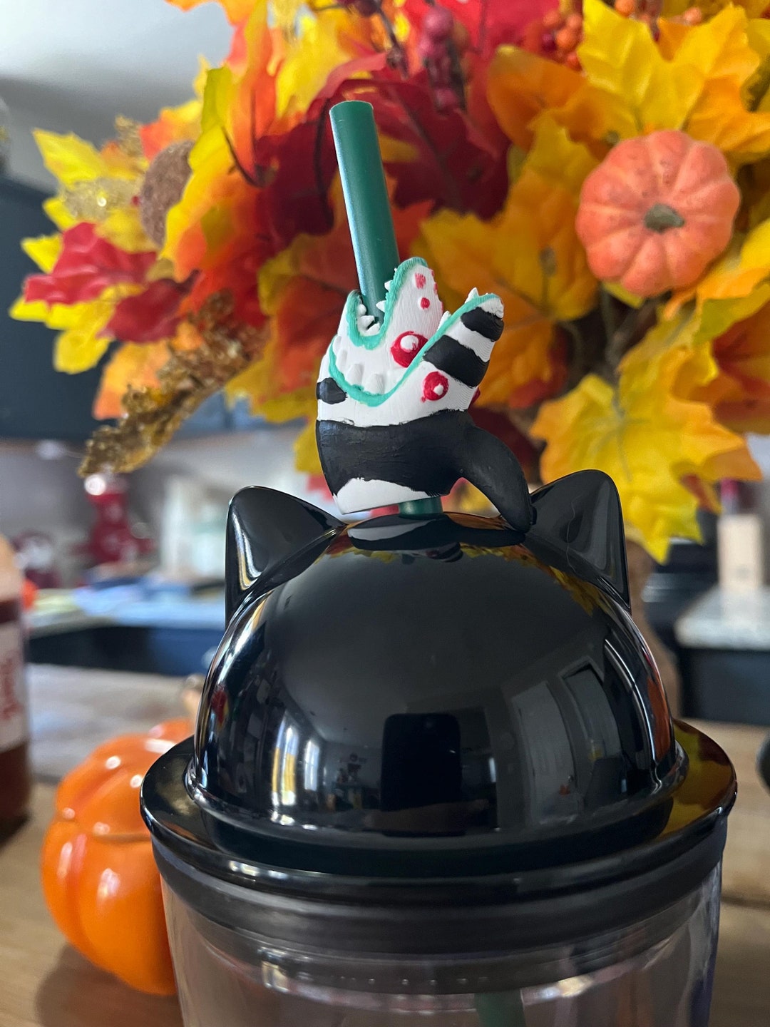 Beetlegeuse Sandworm Straw Topper - Etsy