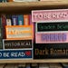 Bookshelf Signs - Etsy