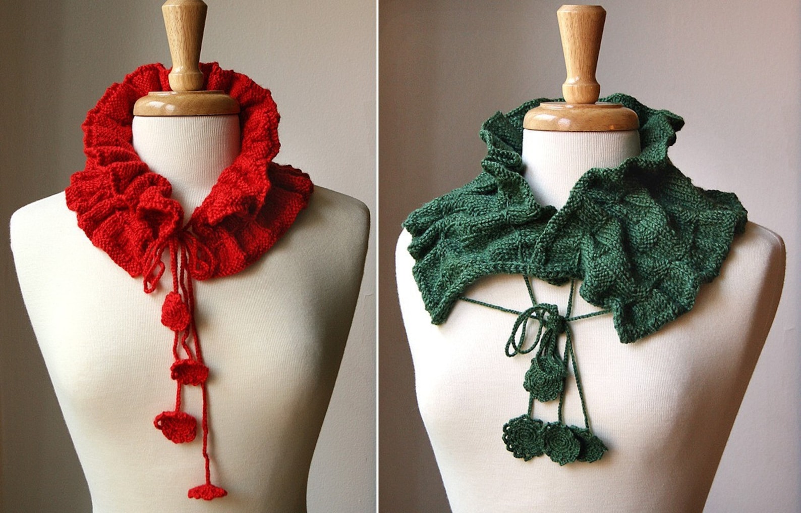 Scarf Knitting Pattern, Victoriana Scarflette, PDF Digital Download ...