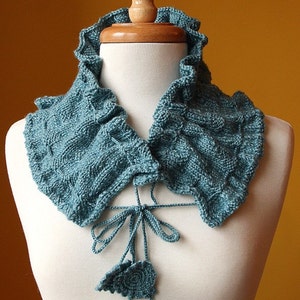 Scarf Knitting Pattern, Victoriana Scarflette, PDF Digital Download ...