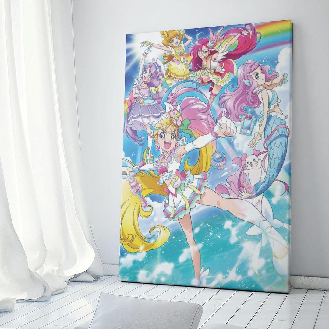 Glitter Force Tropical Rouge Poster Canvas Painting Home Room Decor ...