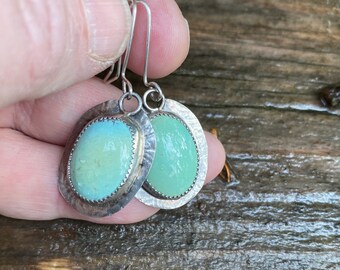Green Turquoise Earrings - Etsy