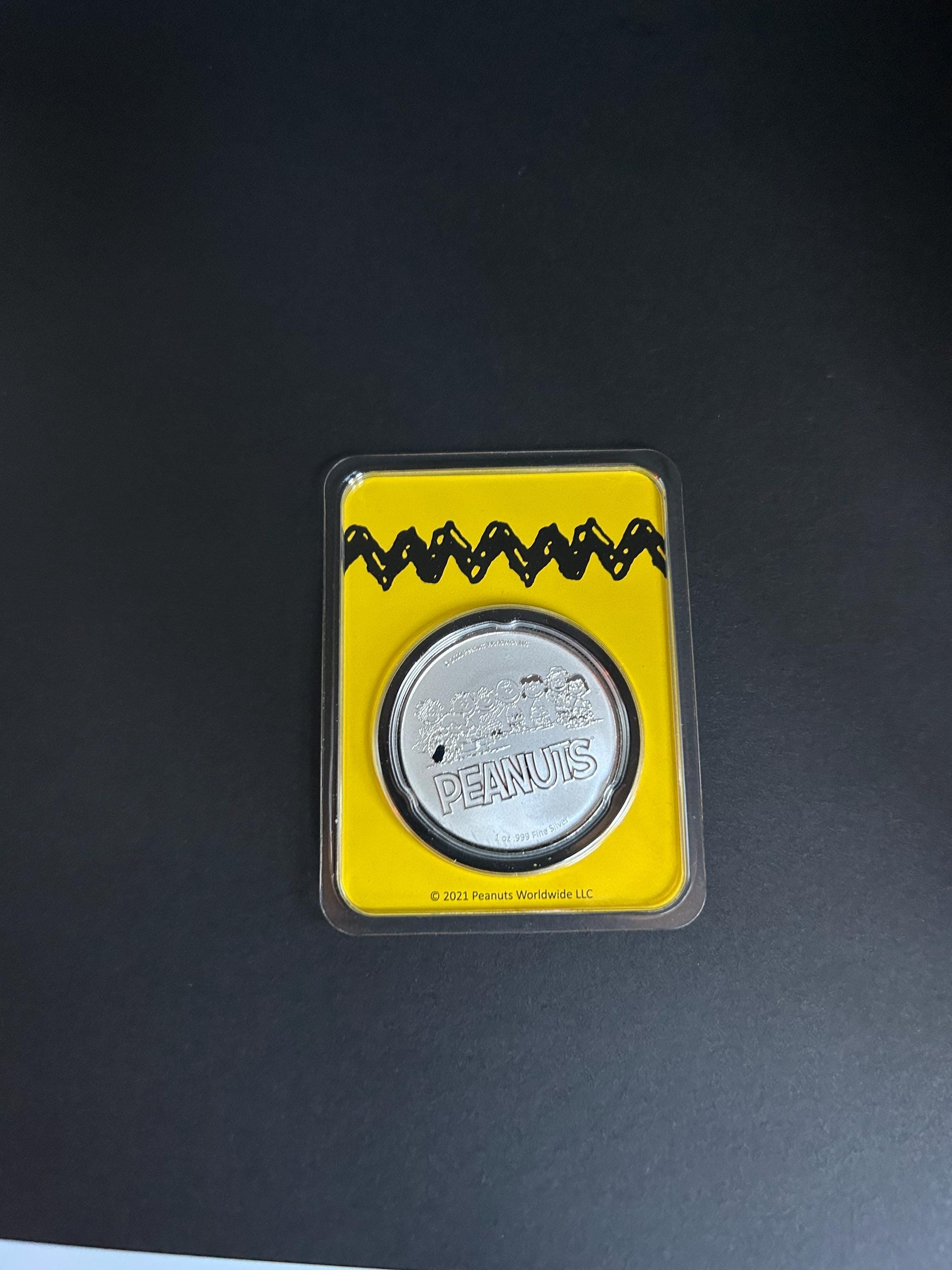 Peanuts Snoopy Surfing Silver Coin - Etsy