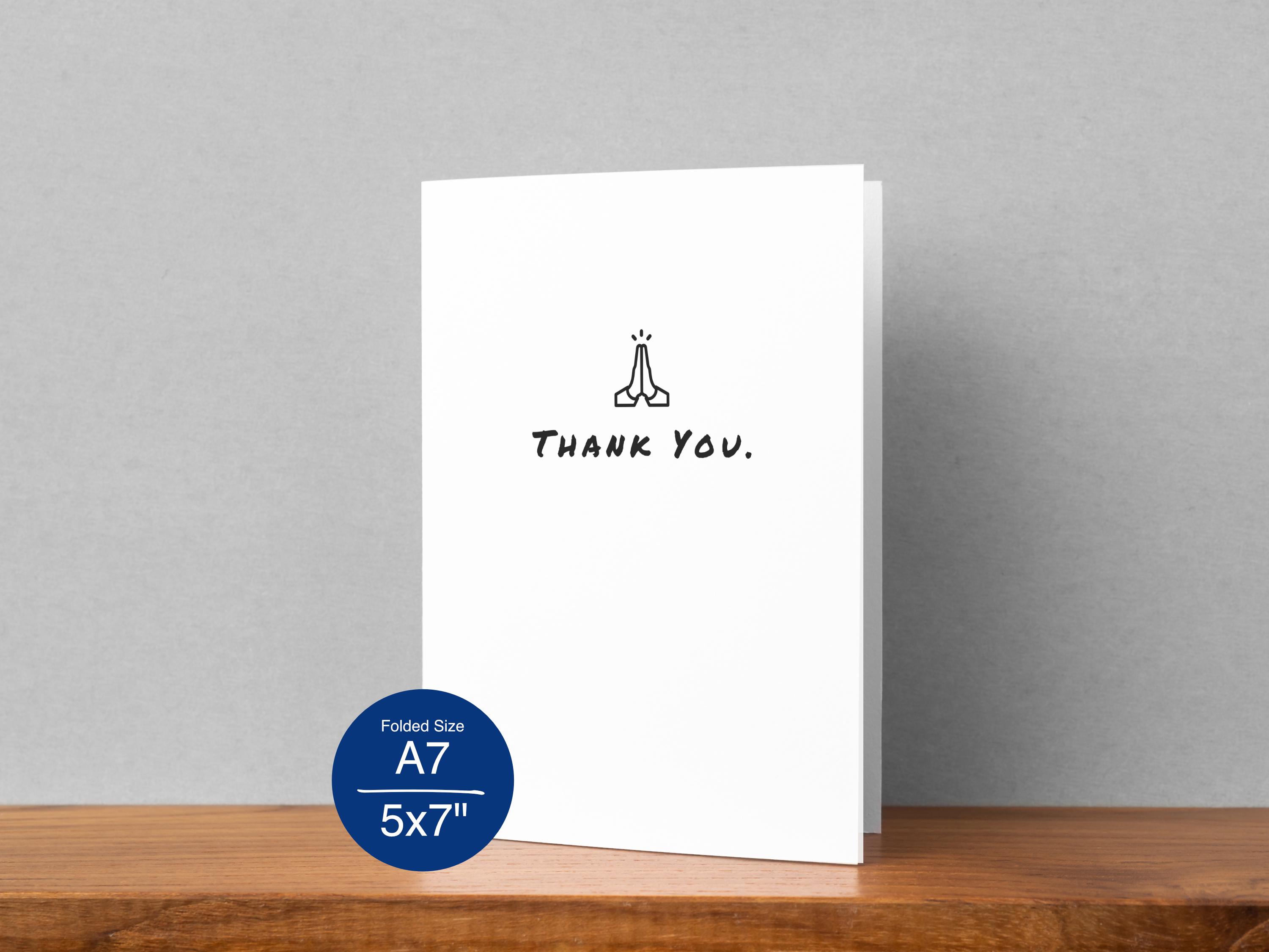 Minimal Thank You Card Box Set | Bundle Thank You Cards | Wedding Thank ...