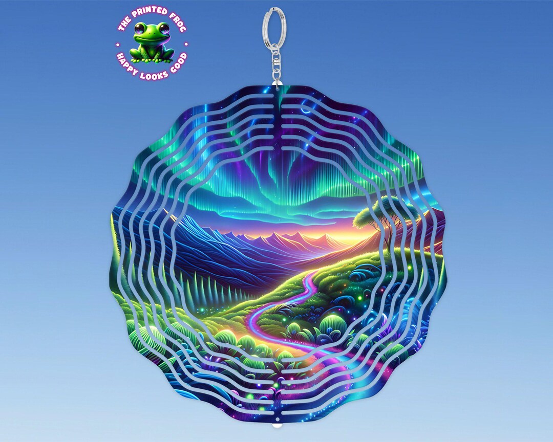 Colorful Wind Spinner Design, Vibrant PNG Art, Outdoor Garden Decor ...