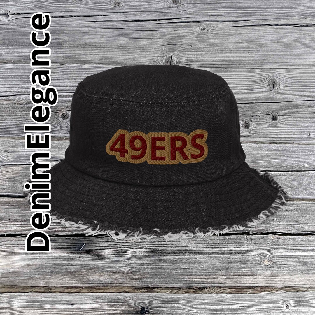 Montrez Votre Esprit D'équipe Avec Ce Bob En Denim Effet Usé 49ers ...