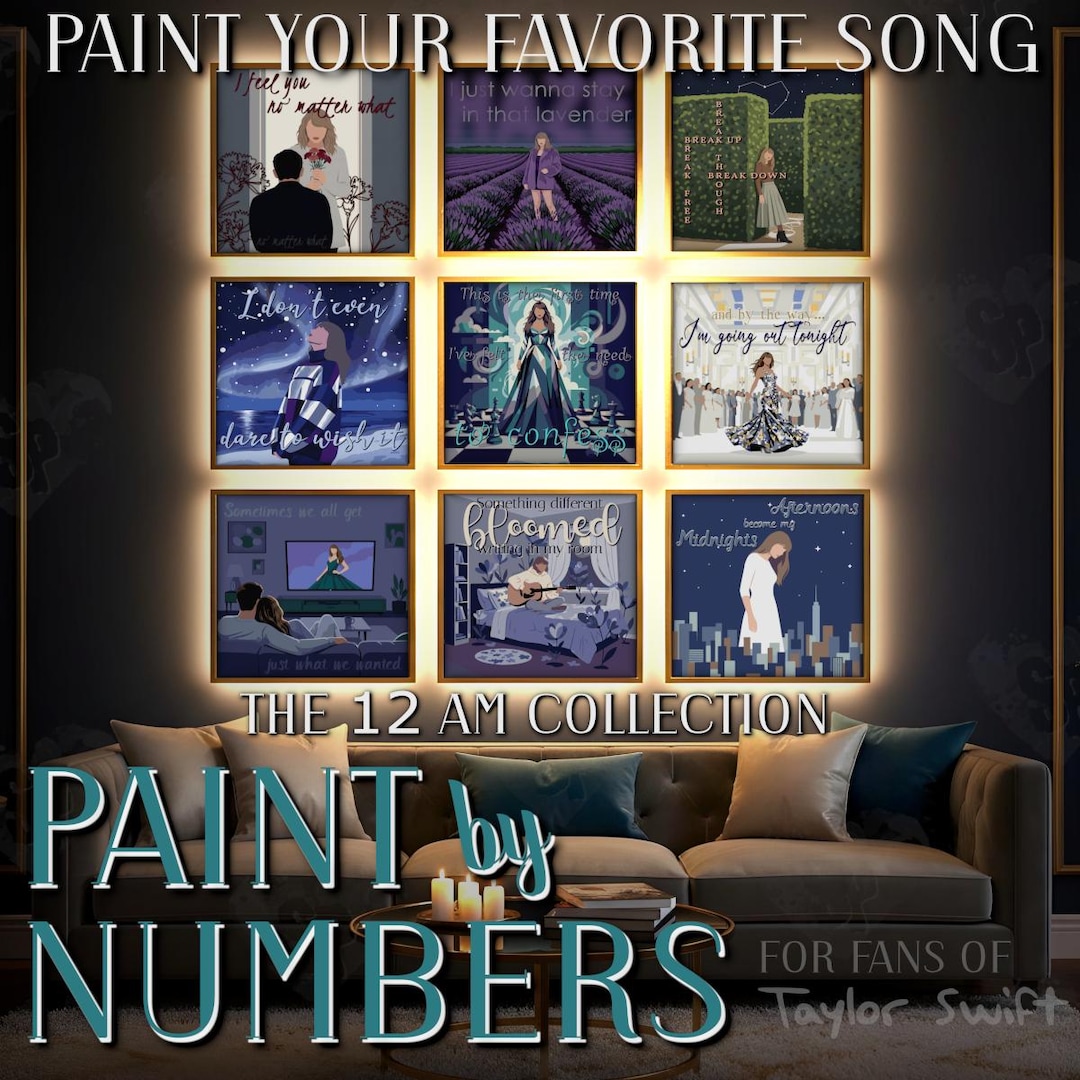 Paint Your Favorite Song - DIY Fan Art - the 12am Collection by Swiftly ...