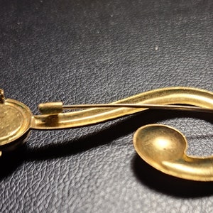 Brass Question Mark Photo Locket Pin Art Deco - Etsy