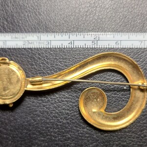 Brass Question Mark Photo Locket Pin Art Deco - Etsy