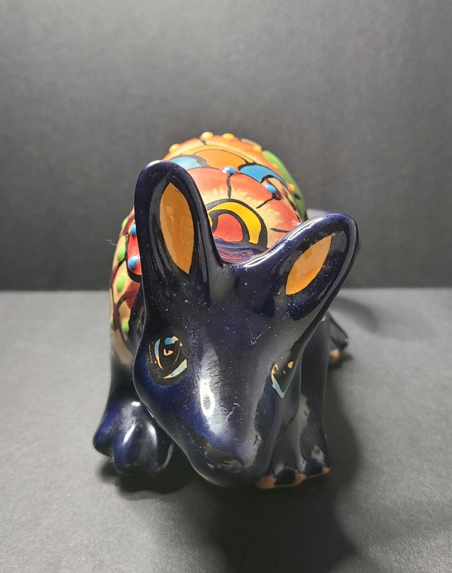 Mexican Pottery Hand Painted Armadillo - Etsy