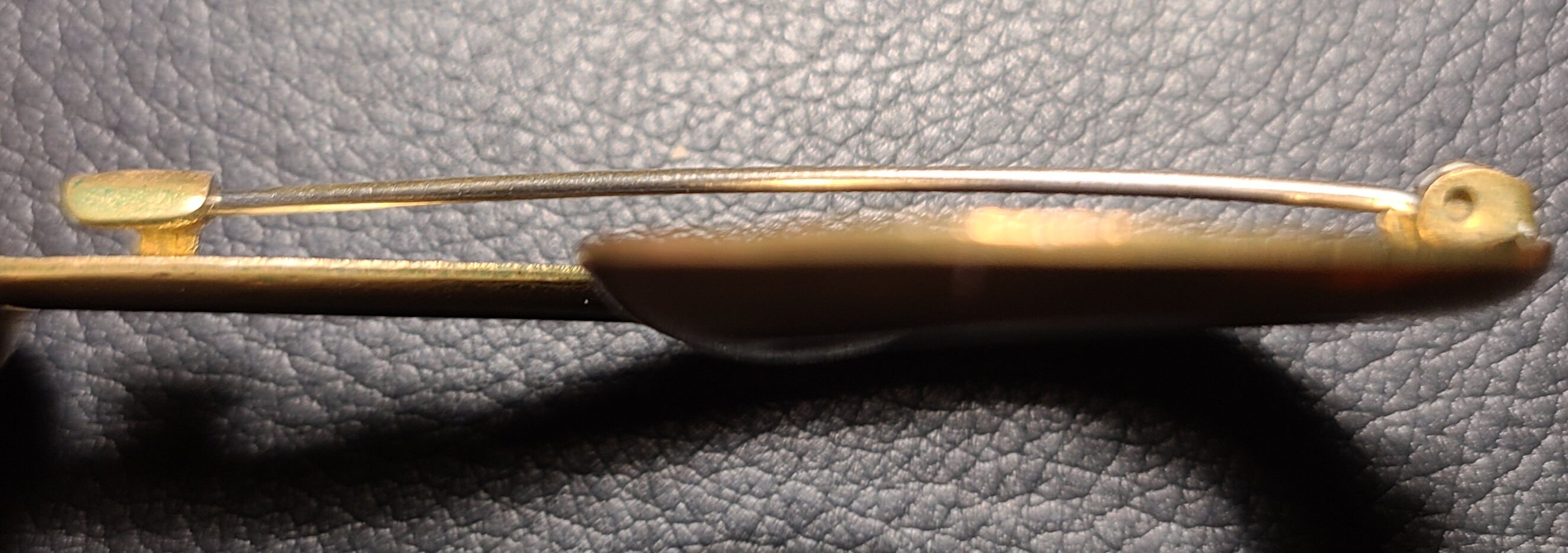 Brass Question Mark Photo Locket Pin Art Deco - Etsy