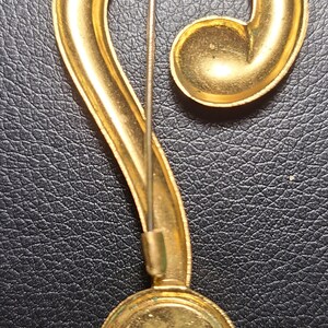 Brass Question Mark Photo Locket Pin Art Deco - Etsy