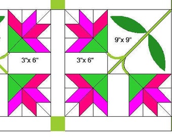 Carolina Lily Barn Quilt PATTERN - Etsy