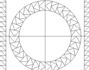 Foundation Paper Piecing Pattern Double Wedding Ring - Etsy