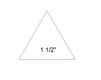 EPP. Equilateral Triangle 2 Printable PDF Templates. | Etsy
