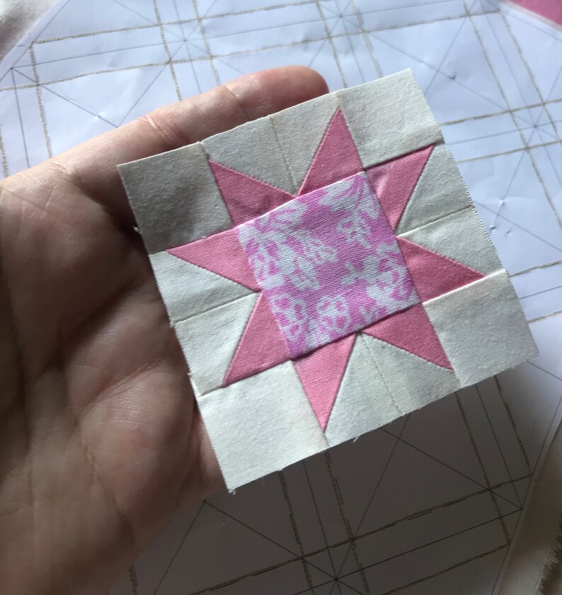 Mini HST 1/2 Printable PDF. Foundation Paper Piecing - Etsy