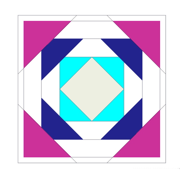 Pineapple Paper Pieced Pattern - Etsy