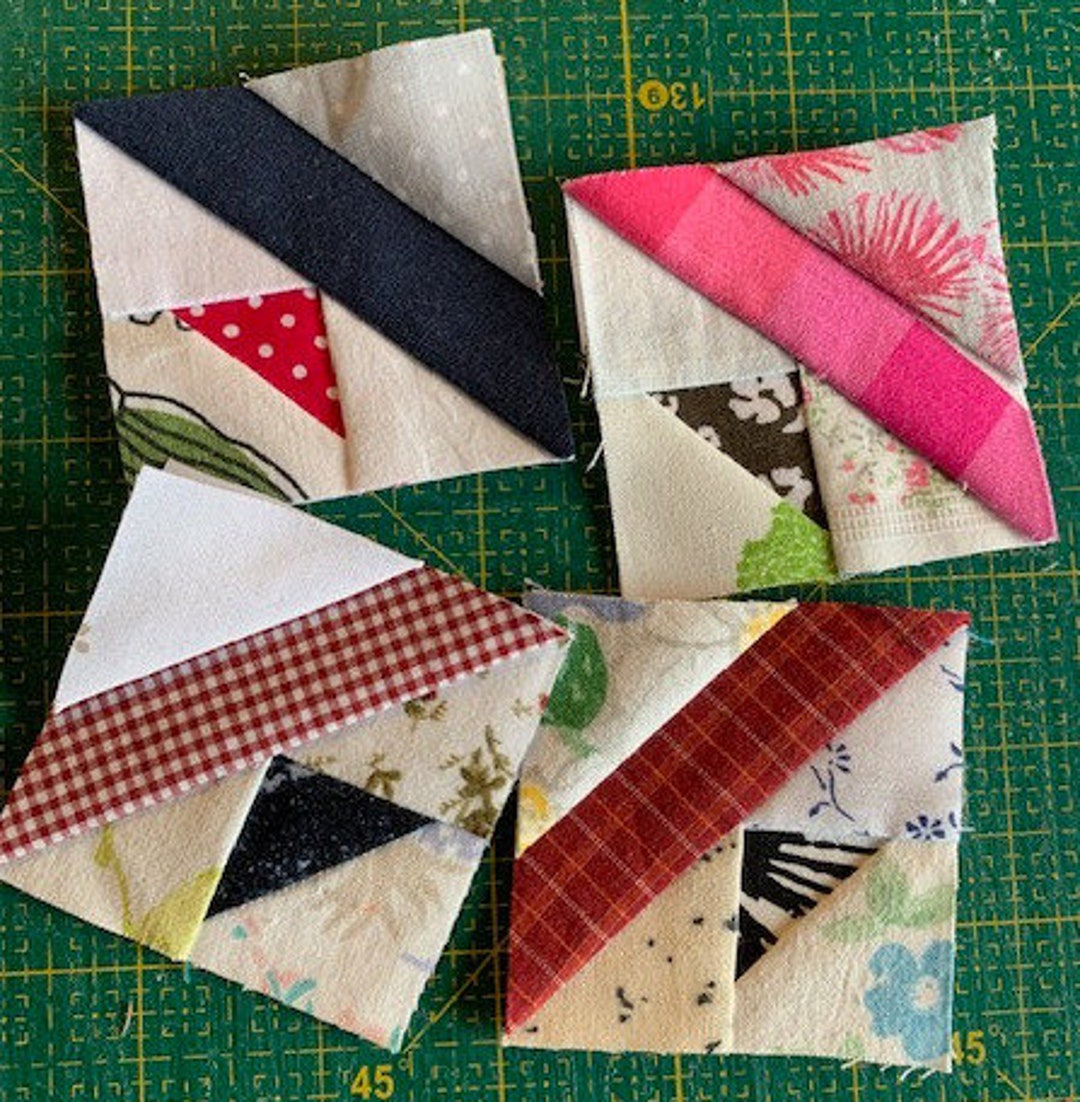 Mini 2" Printable PDF. Scrap Buster. Foundation Paper Piecing Pattern ...