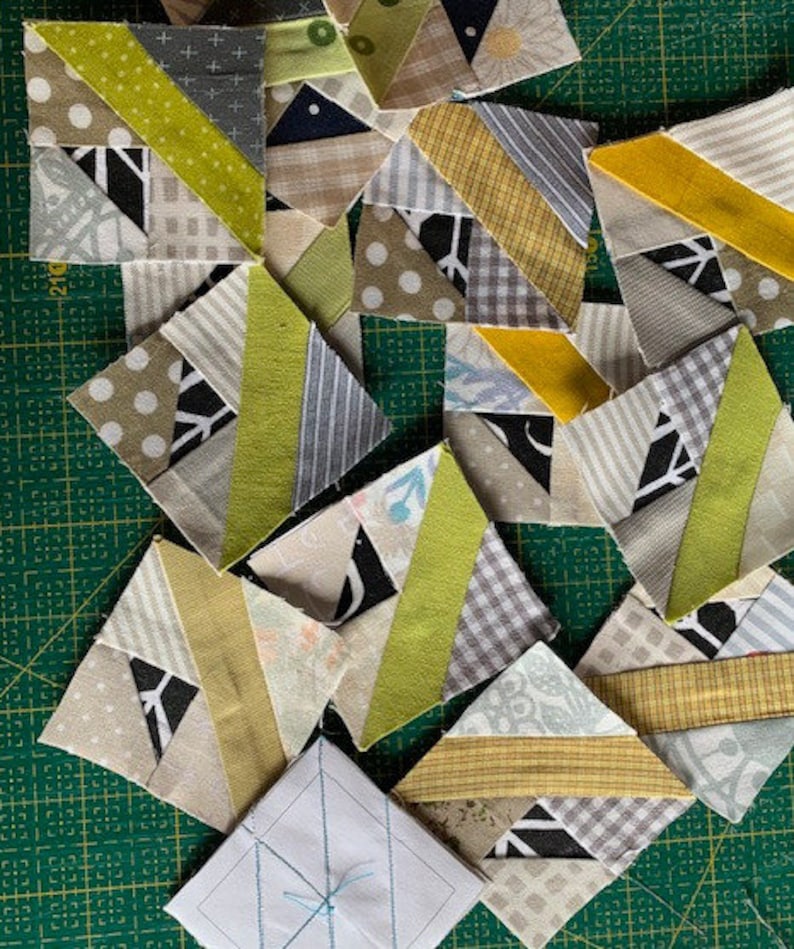 Mini 3" Printable PDF. Scrap Buster. Foundation Paper Piecing Pattern ...