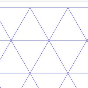 EPP Templates: Equilateral Triangle 1 1/2", Printable PDF - Etsy