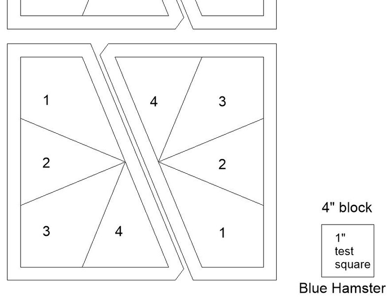 Easy Windmill Block. Four Sizes 4 5. 6 and - Etsy