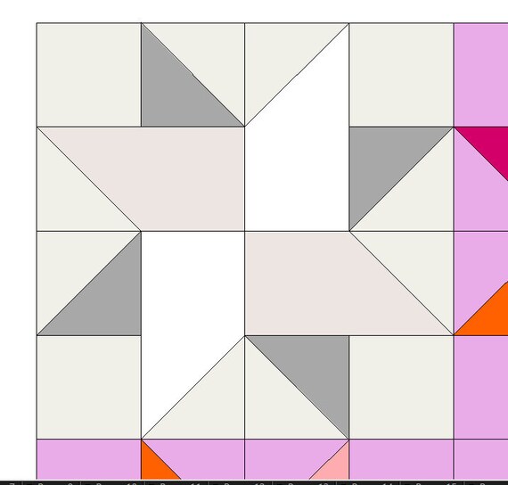 6 Star Block Pattern. Foundation Paper Piecing. FPP. | Etsy