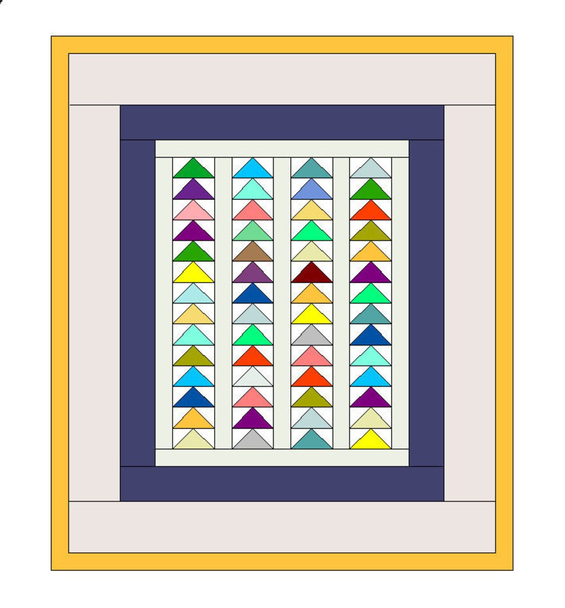 Mini Quilt Pattern With FPP Printables in Flight 13 X - Etsy