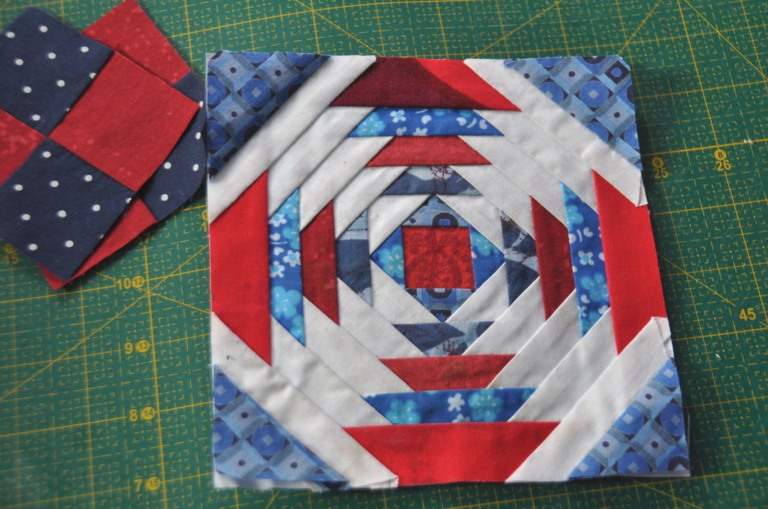 12" Pineapple Block, Printable PDF, 5 Rounds. Foundation Paper Piecing ...